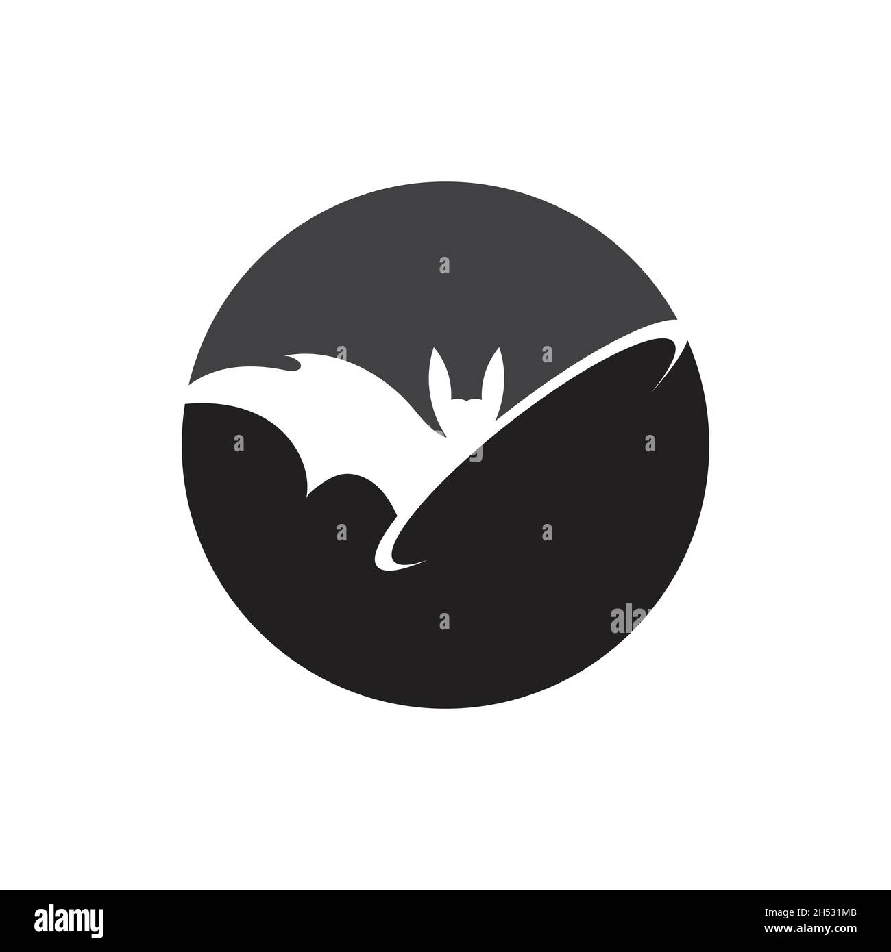 bat logo illustration design template Stock Vector Image & Art - Alamy