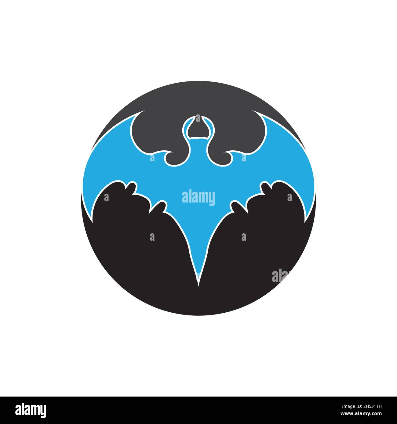 bat logo illustration design template Stock Vector Image & Art - Alamy