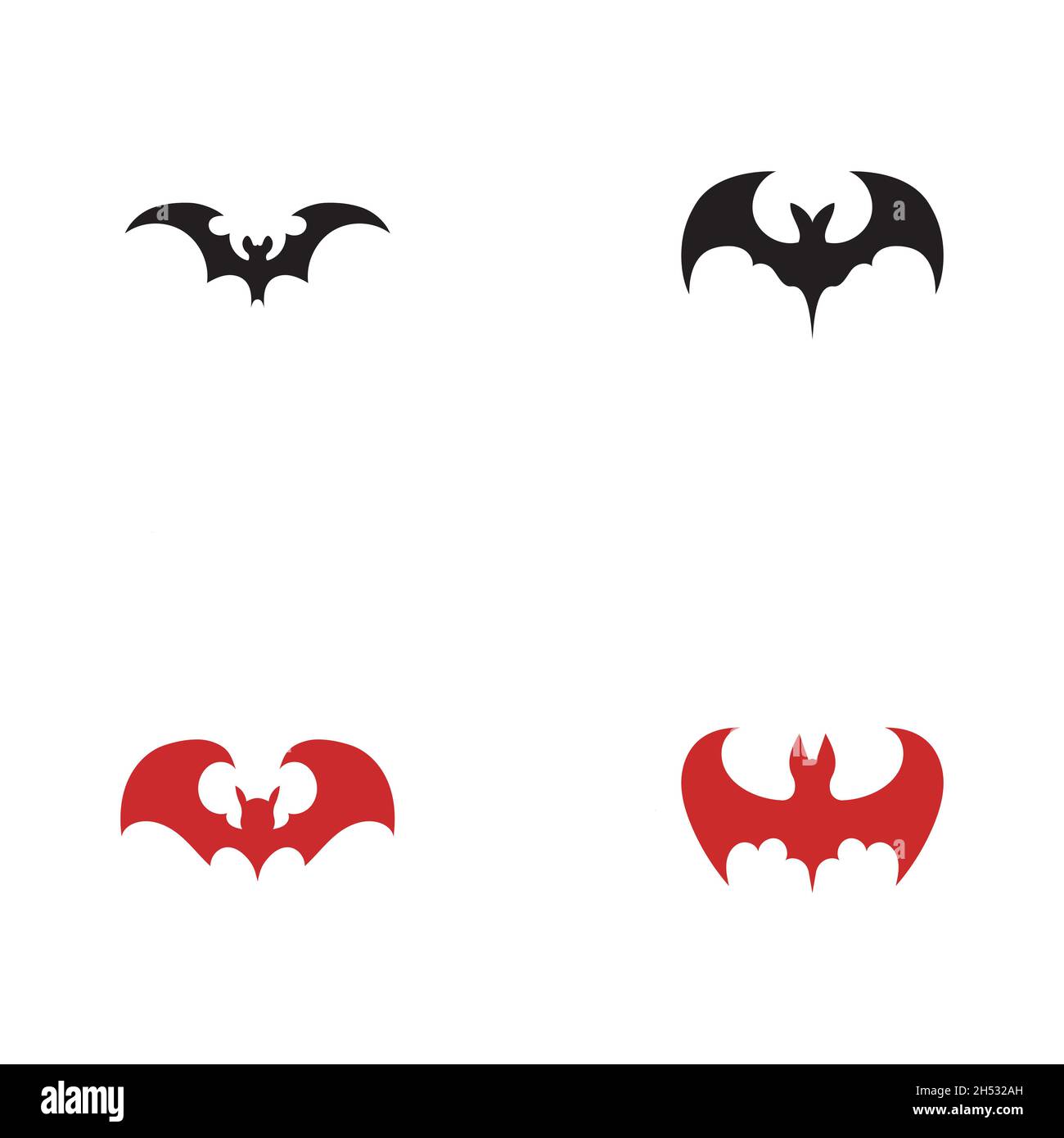 bat logo vector illustration design template - vector Stock Vector ...