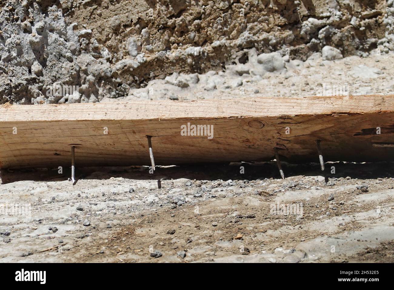 Construction process and pieces of equipment of building a house Stock ...