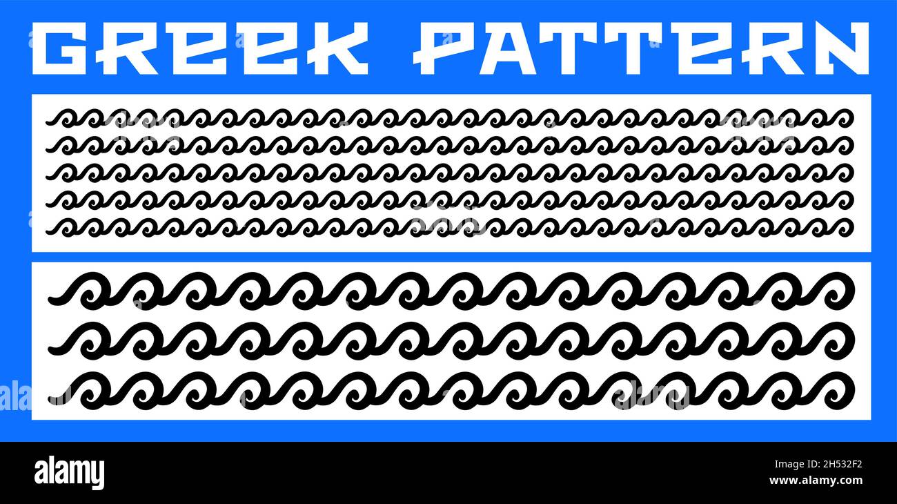 Greek wave key pattern hi-res stock photography and images - Alamy