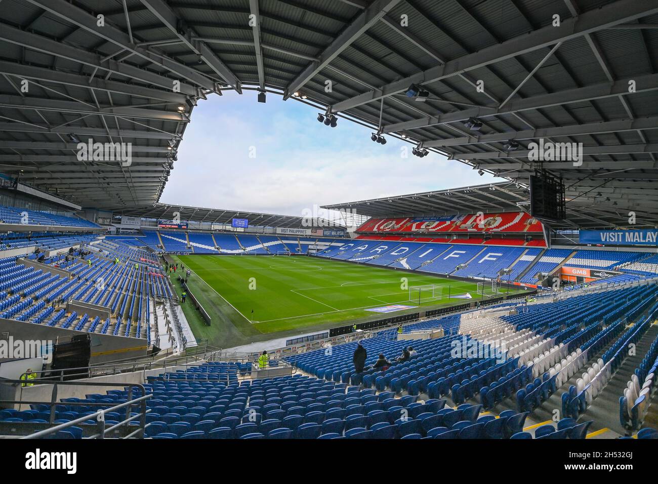 General view of Cardiff City Stadium, Home of Cardiff City Stock Photo ...