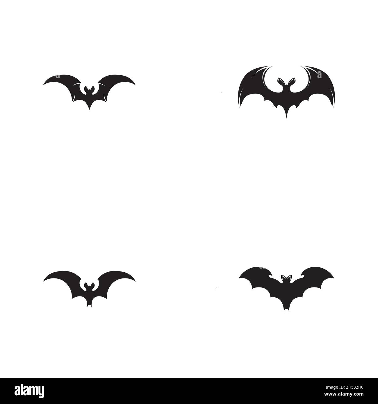 bat logo vector illustration design template - vector Stock Vector ...