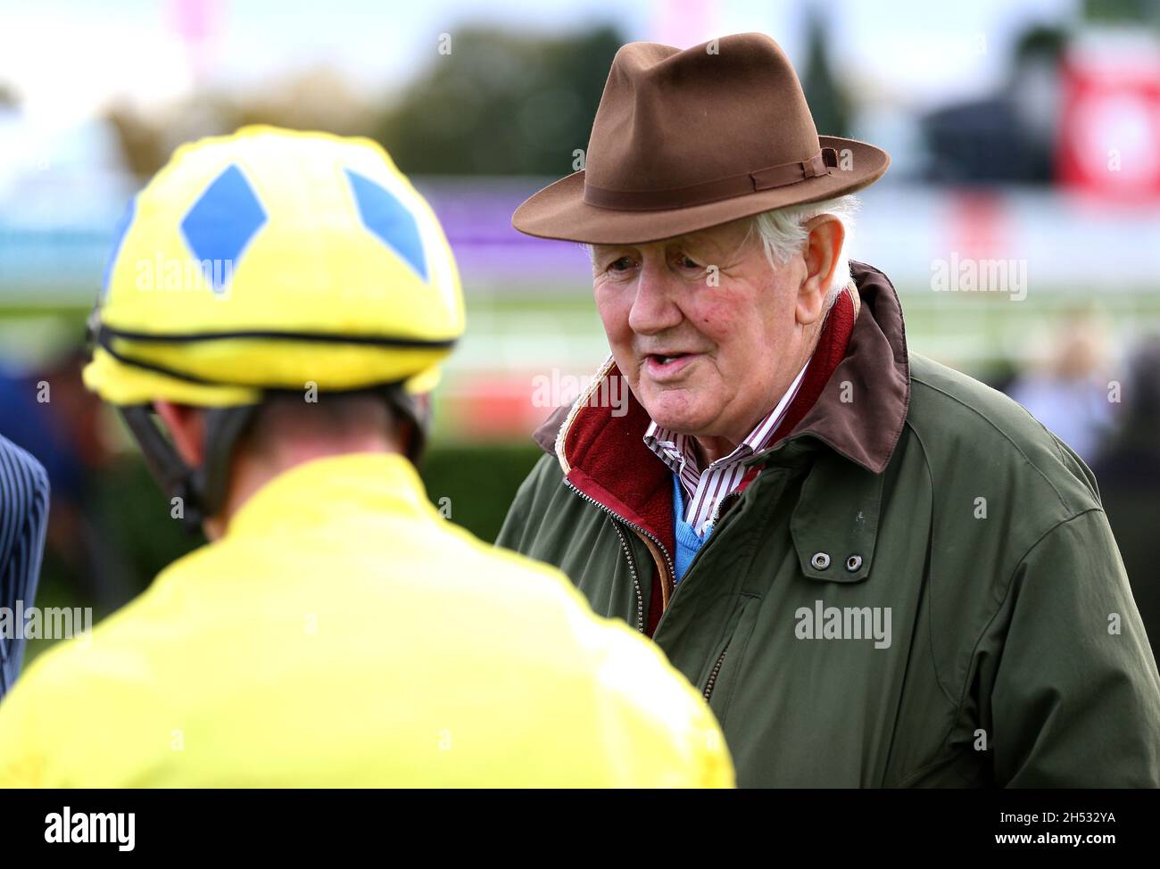 Jockey jim crowley at doncaster racecourse hi-res stock photography and ...