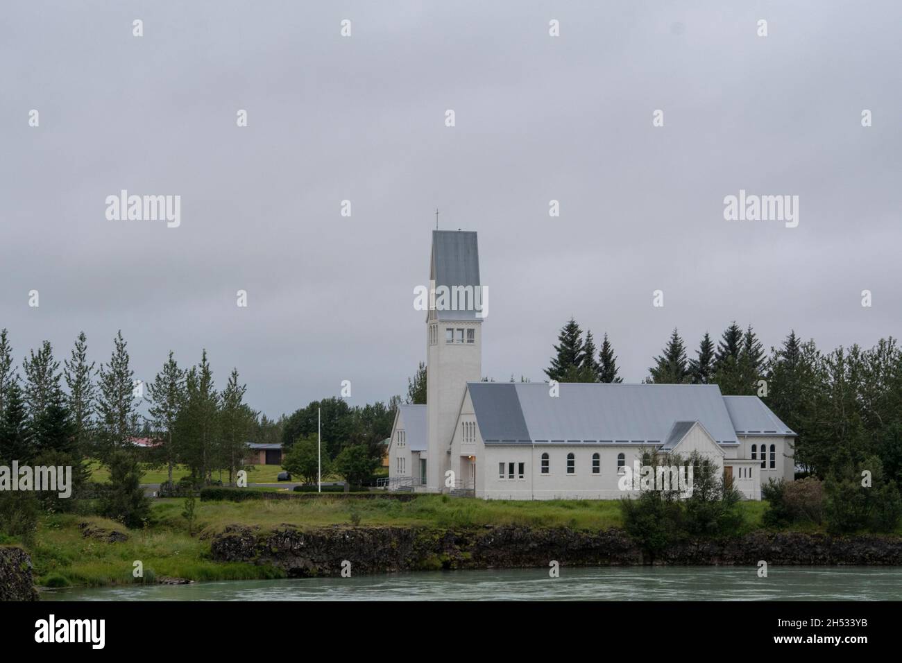 Selfoss church hi-res stock photography and images - Alamy