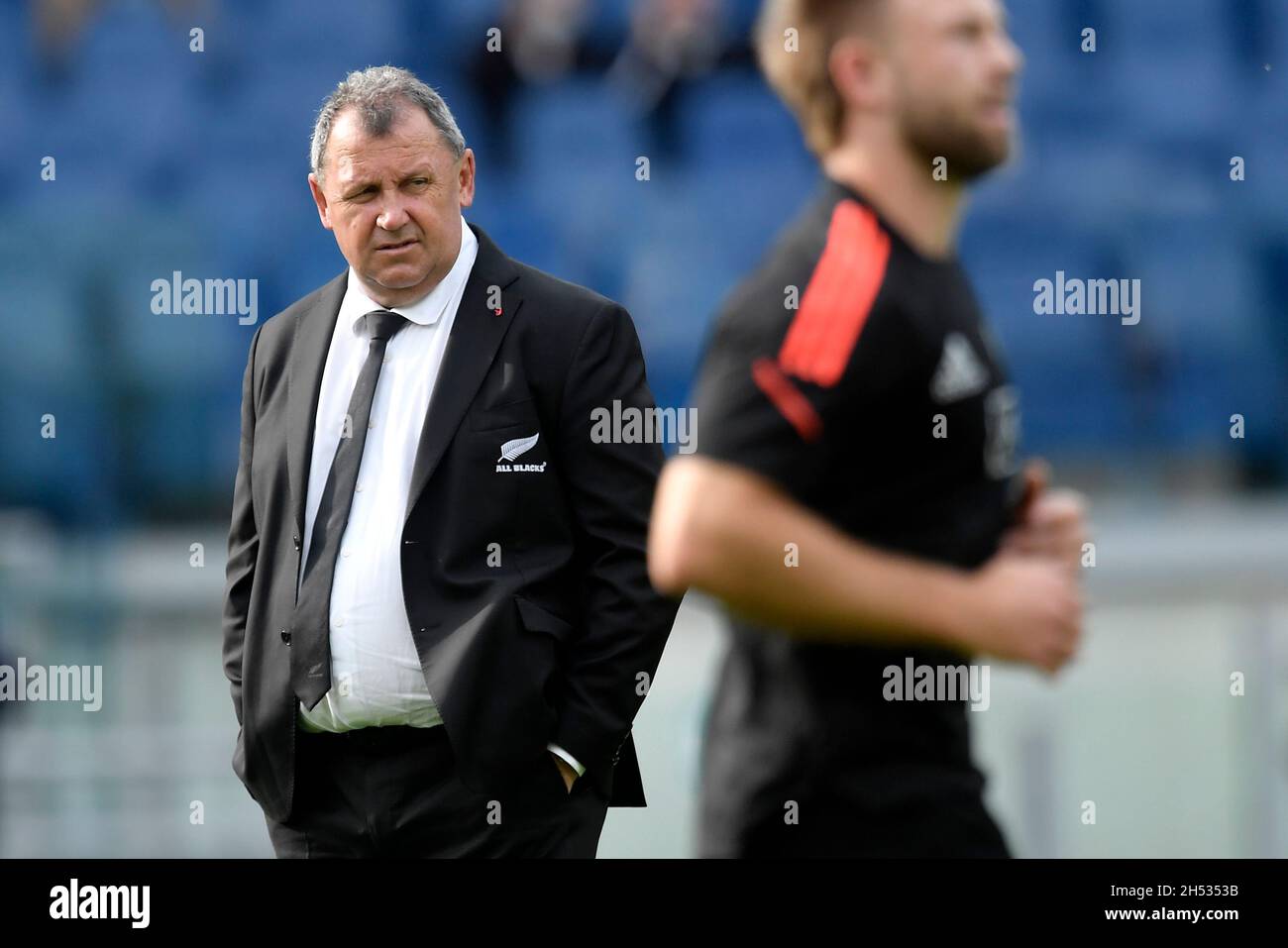 Rome, Italy. 06th Nov, 2021. Ian Foster coach of All Balcks during ...