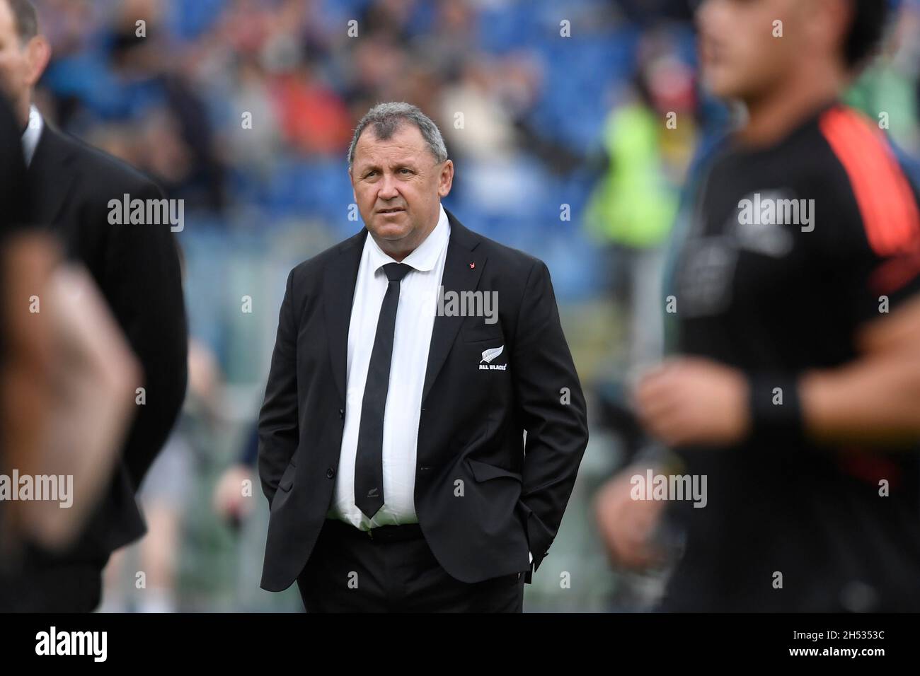 Rome, Italy. 06th Nov, 2021. Ian Foster coach of All Balcks during ...