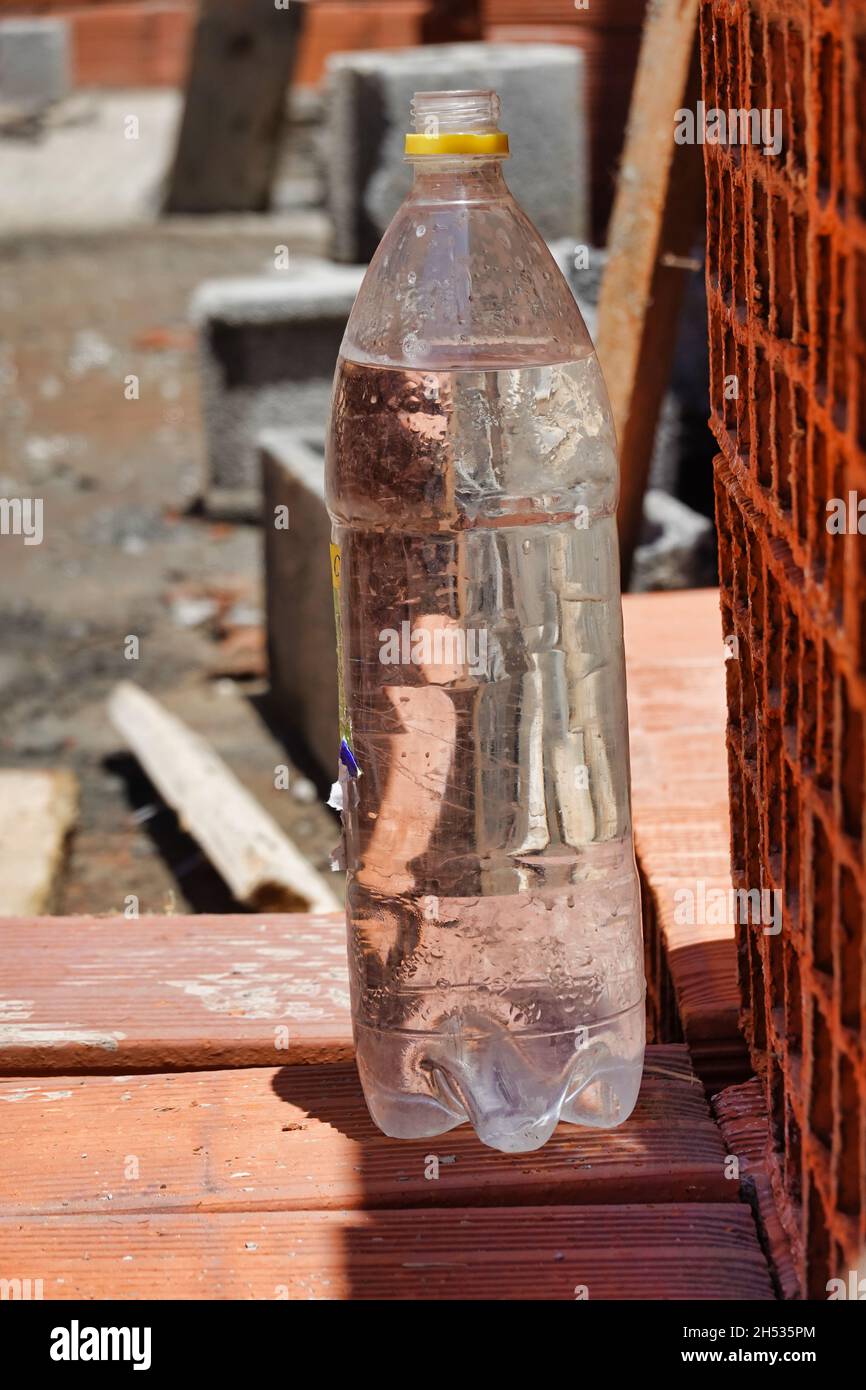 Construction process and pieces of equipment of building a house Stock ...