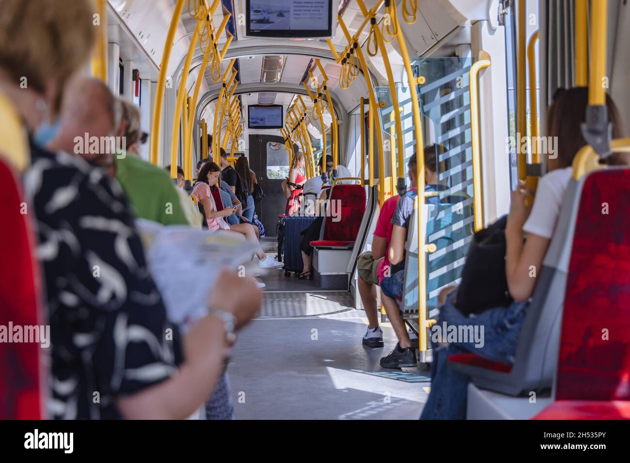 Warsaw poland tramway streetcar hi-res stock photography and images - Alamy