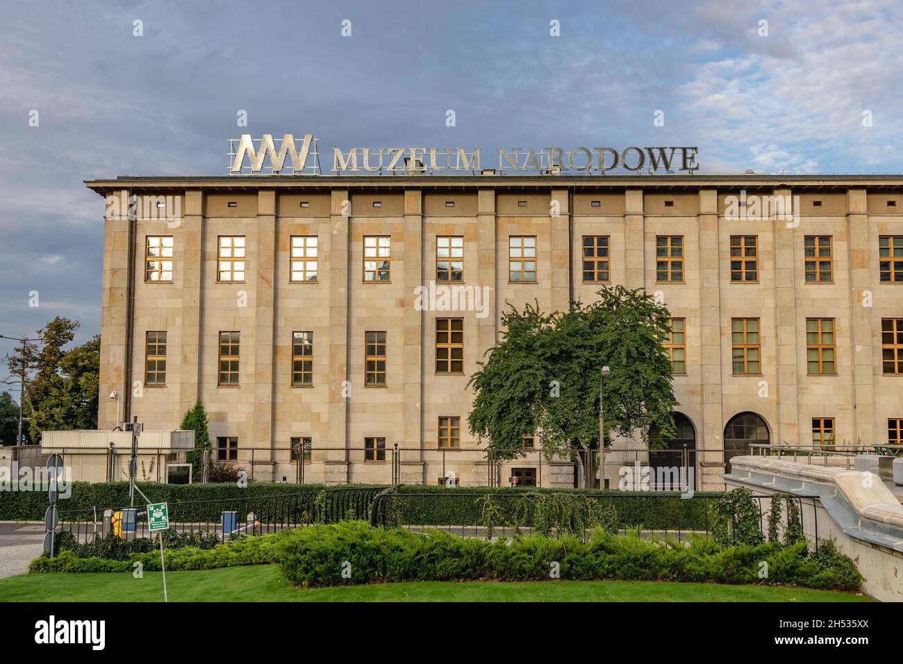 Building of National Museum in Warsaw, capital of Poland Stock Photo ...
