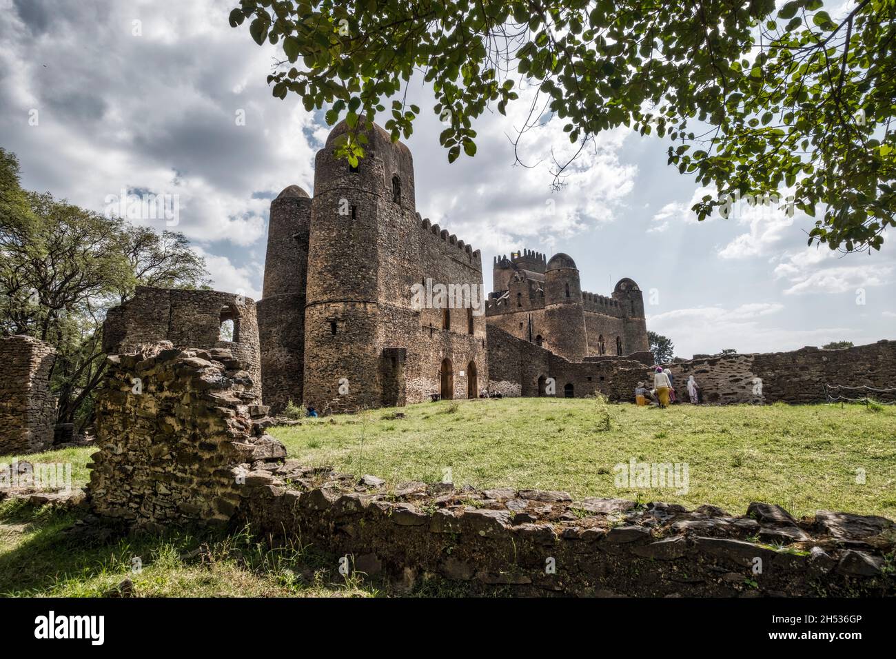 Gondar, castle, Ethiopia, Ahmara region, Africa Stock Photo - Alamy