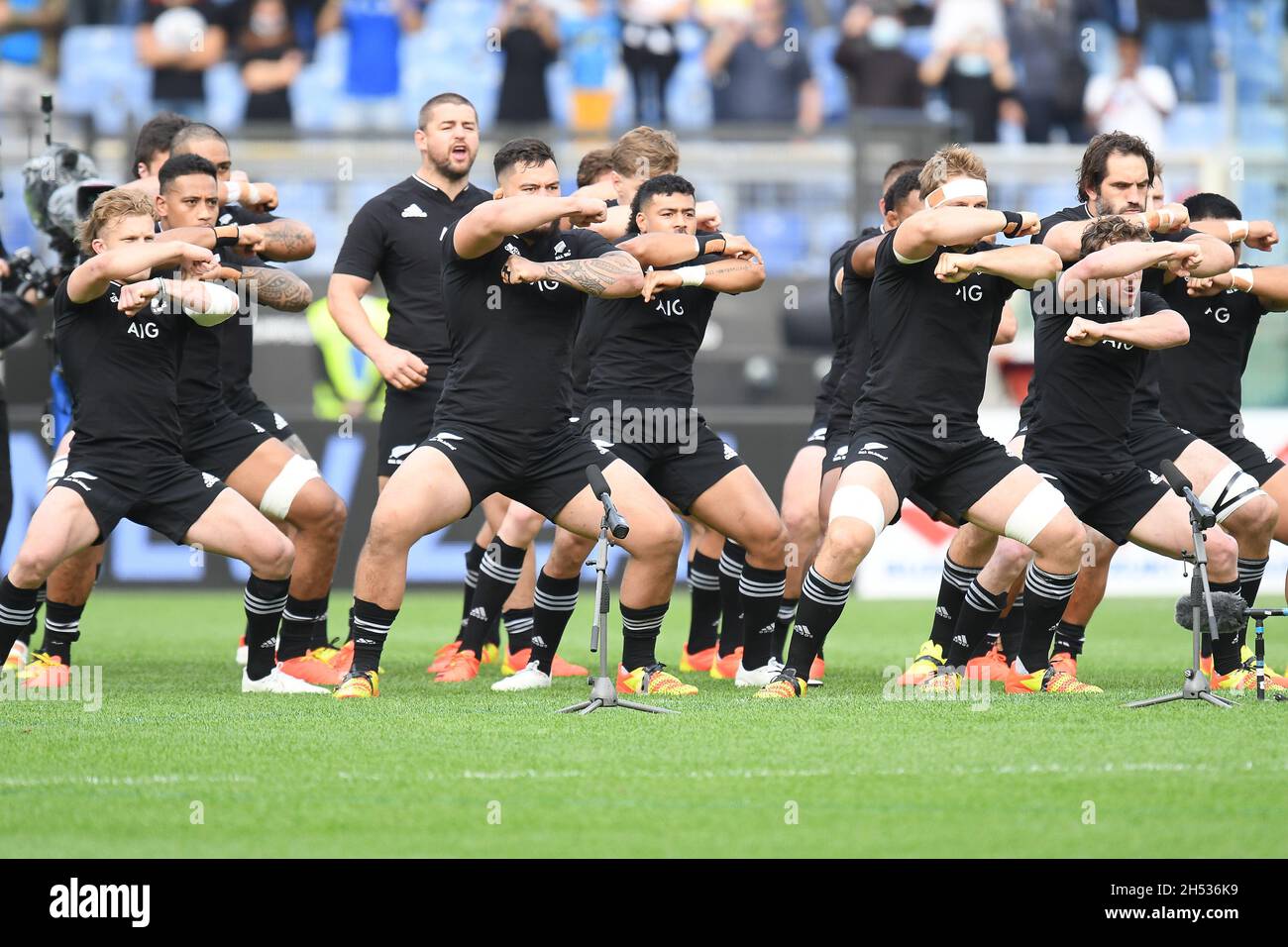 New zealand rugby haka 2021 hi-res stock photography and images - Alamy