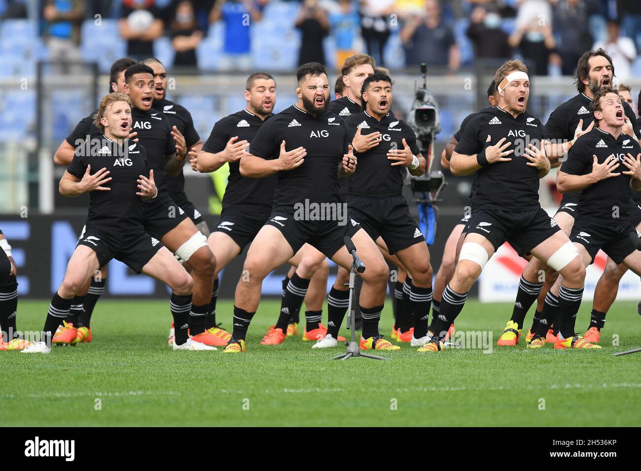 New zealand rugby haka 2021 hi-res stock photography and images - Alamy