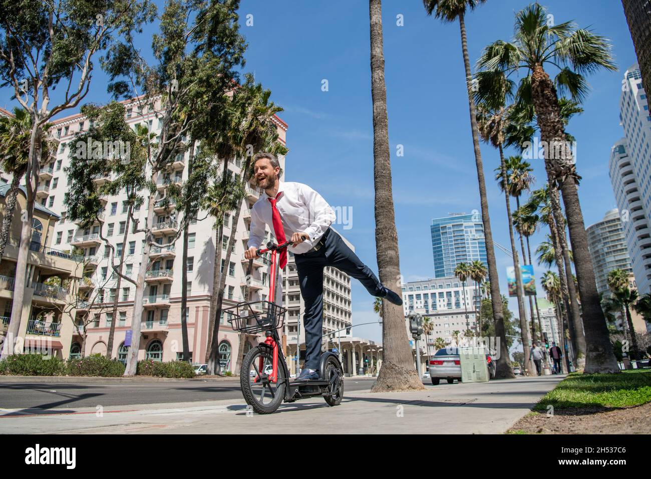 Escooter stand hi-res stock photography and images - Alamy