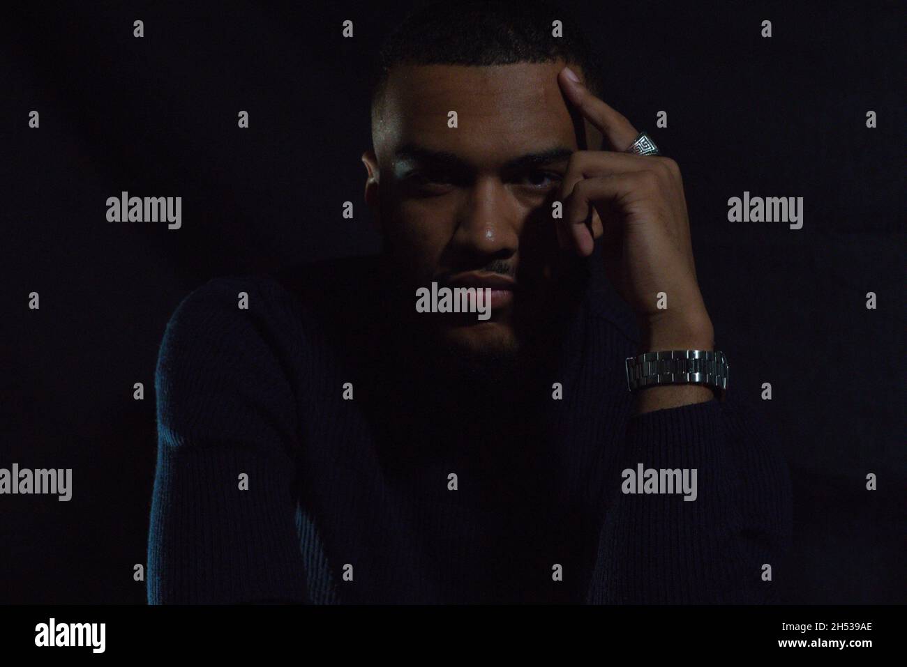 Ali Shirvani on black background Stock Photo - Alamy