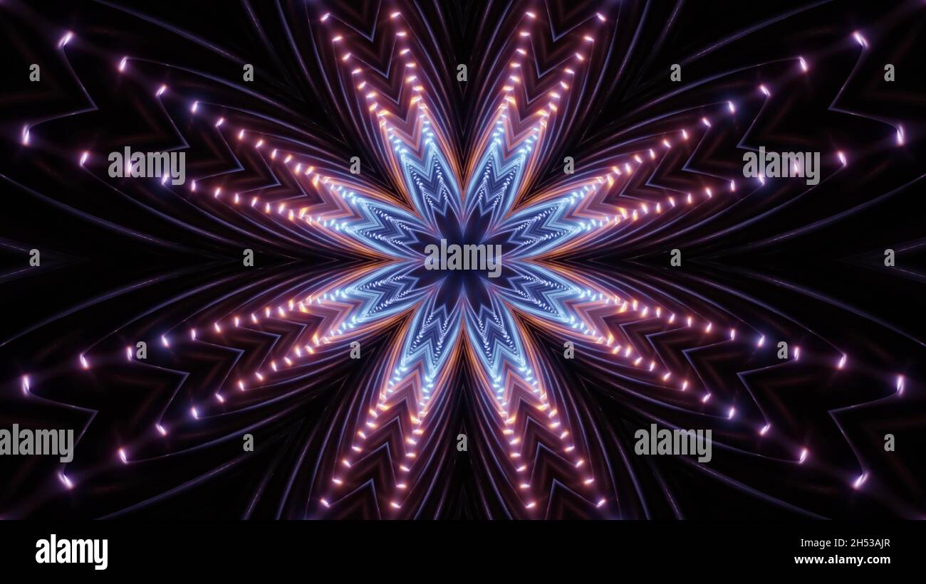 3D rendering of a futuristic sci-fi wallpaper with abstract geometric ...