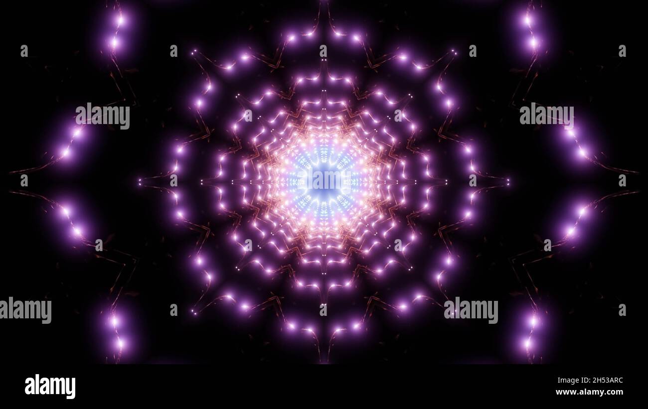 3D rendering of a futuristic sci-fi wallpaper with abstract geometric ...