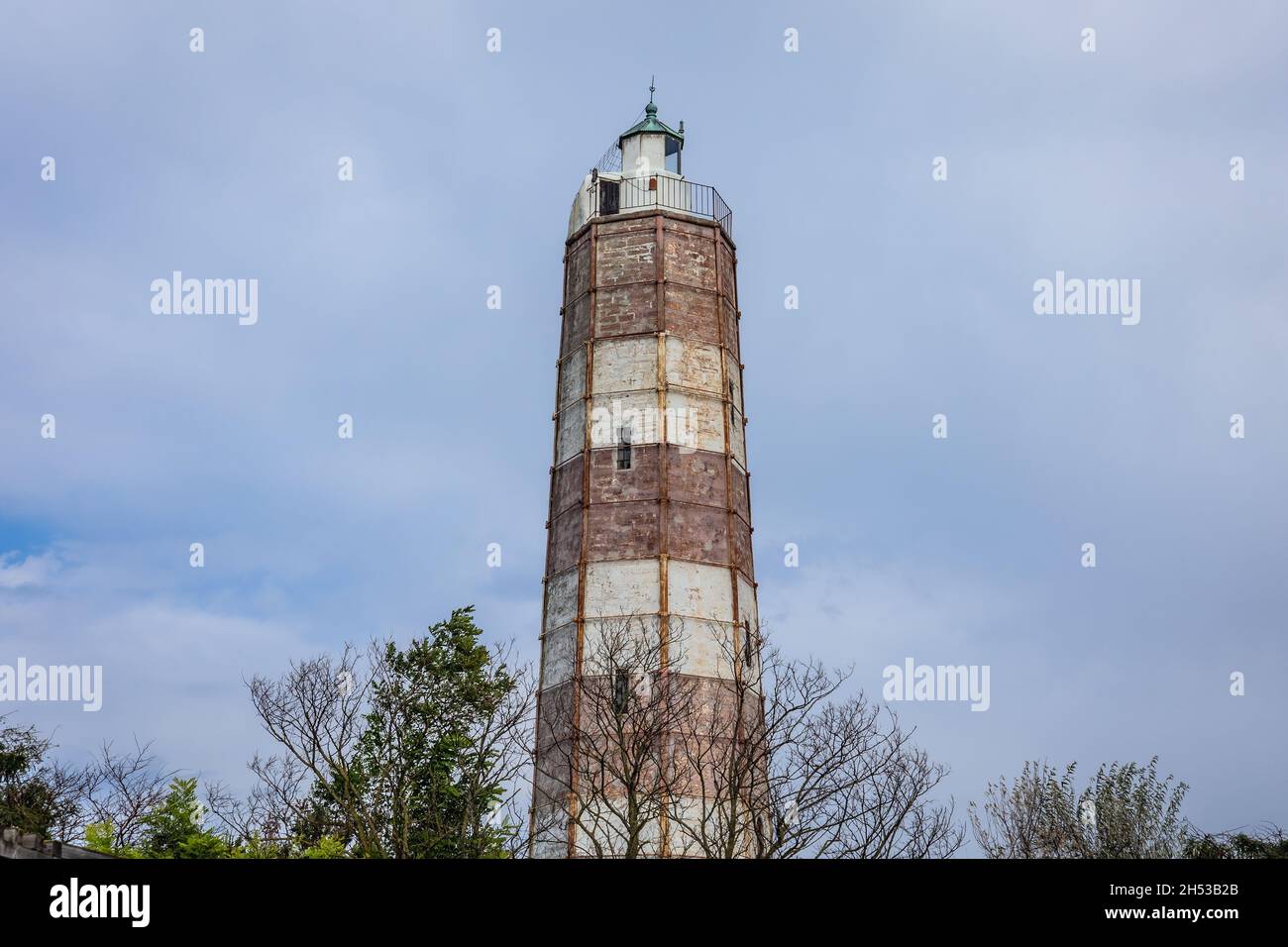 Lighthouse in Shabla town and seaside resort in Dobrich Province ...
