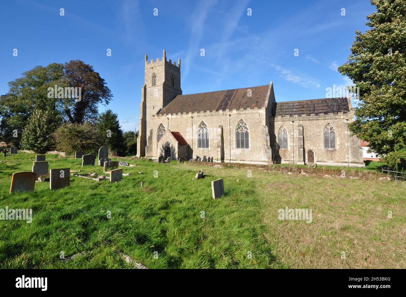 St Mary's church, Elsing, Norfolk, England, UK Stock Photo - Alamy
