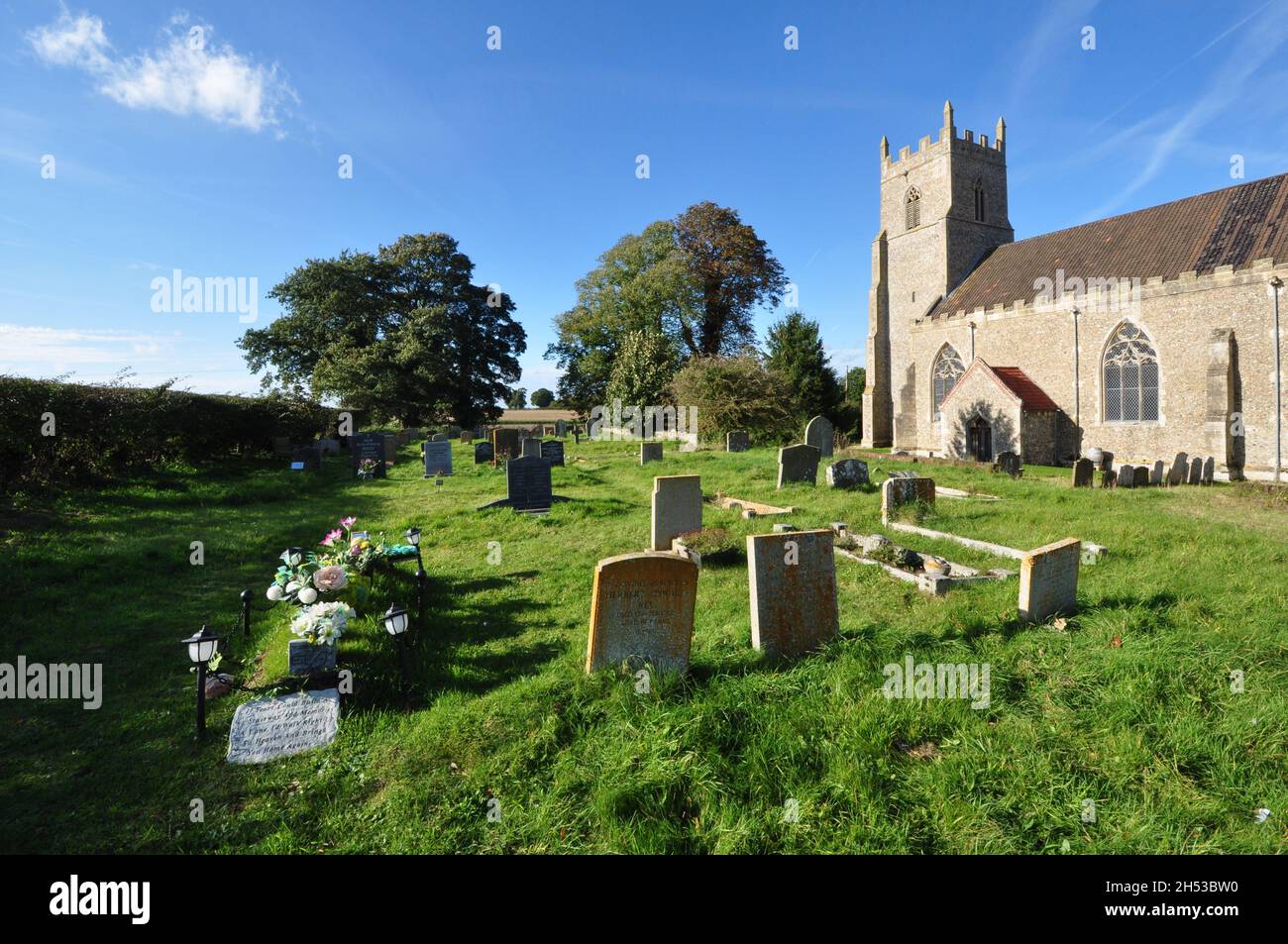 St Mary's church, Elsing, Norfolk, England, UK Stock Photo - Alamy