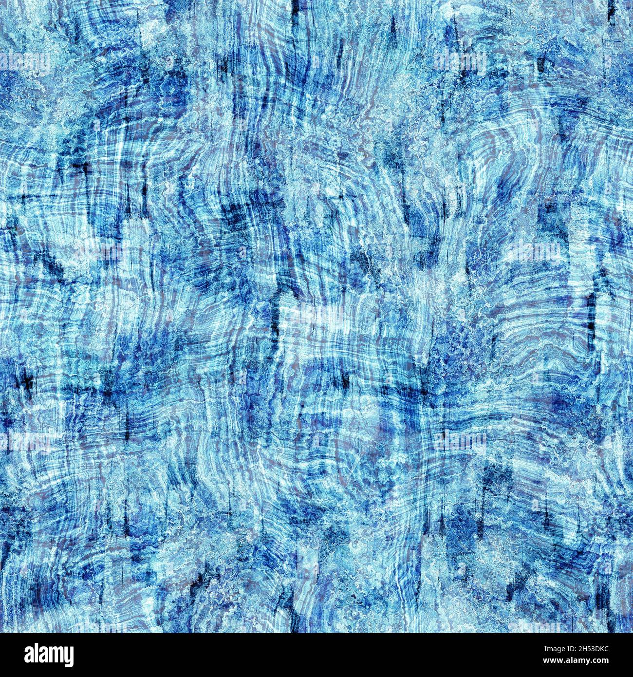 Seamless indigo block print texture on navy blue woven effect ...