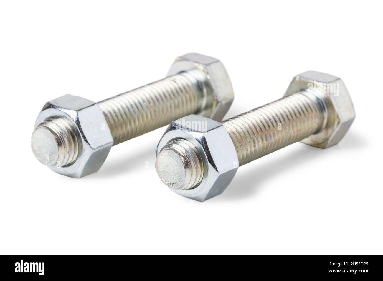 New steel threaded bolts hi-res stock photography and images - Alamy
