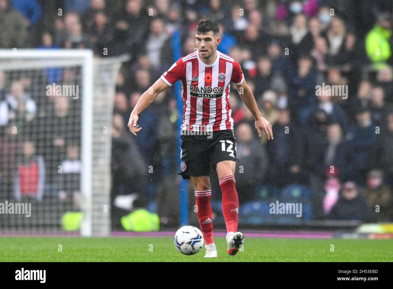John Egan #12 of Sheffield United in action during the game Stock Photo ...