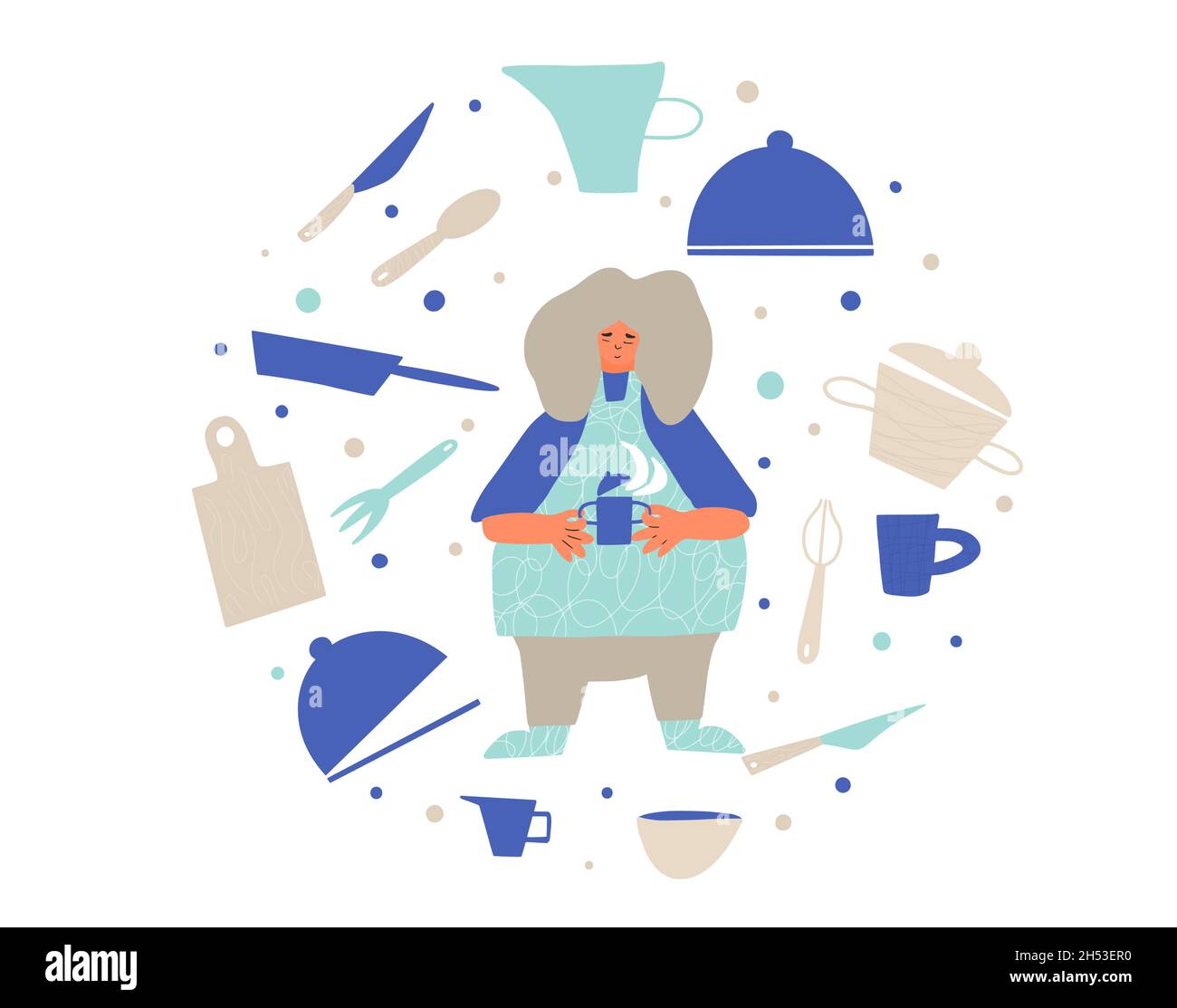 Cook in uniform emblem. Chef. Professional master. Vector illustation ...