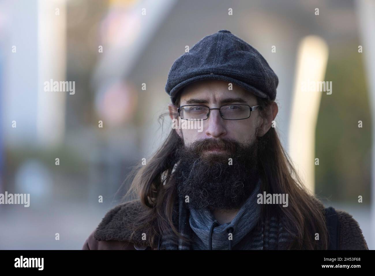 Darmstadt, Germany. 06th Nov, 2021. The Austrian writer Clemens J. Setz ...