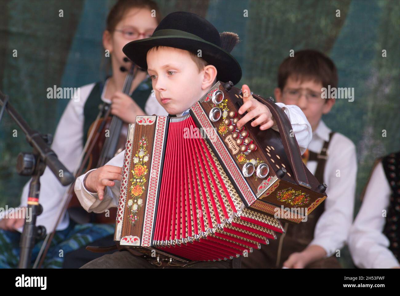 Children in traditional austrian costume hi-res stock photography and ...
