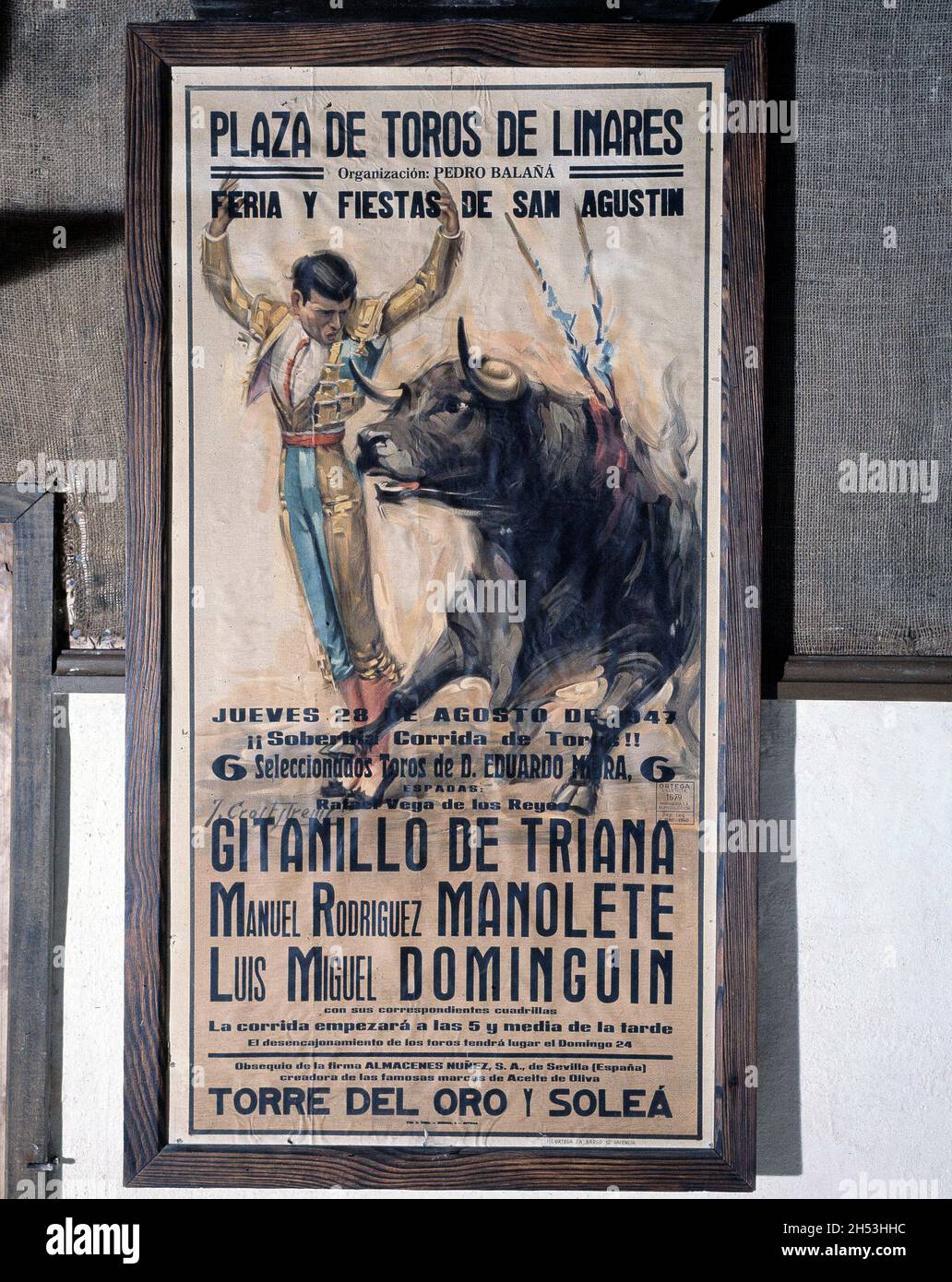 MANOLETE. MANUEL RODRIGUEZ SANCHEZ. MATADOR DE TOROS ESPAÑOL . CORDOBA ...