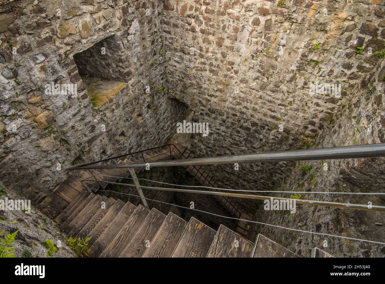 Tellenburg Castle Tower Ruin - Kander Valley - Switzerland Stock Photo ...