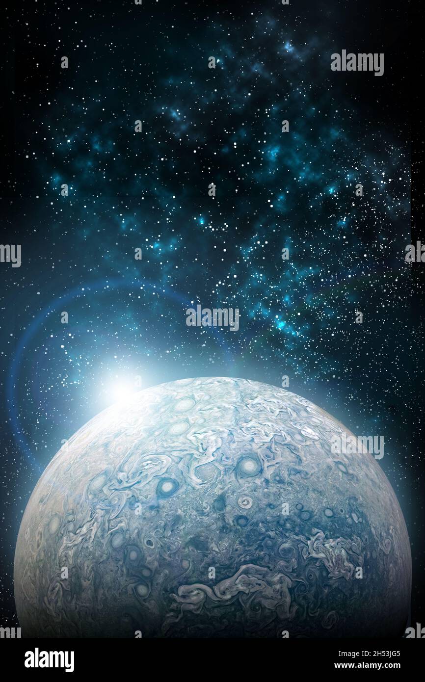 Vertical wallpaper of planet in space. Outer dark space wallpaper ...