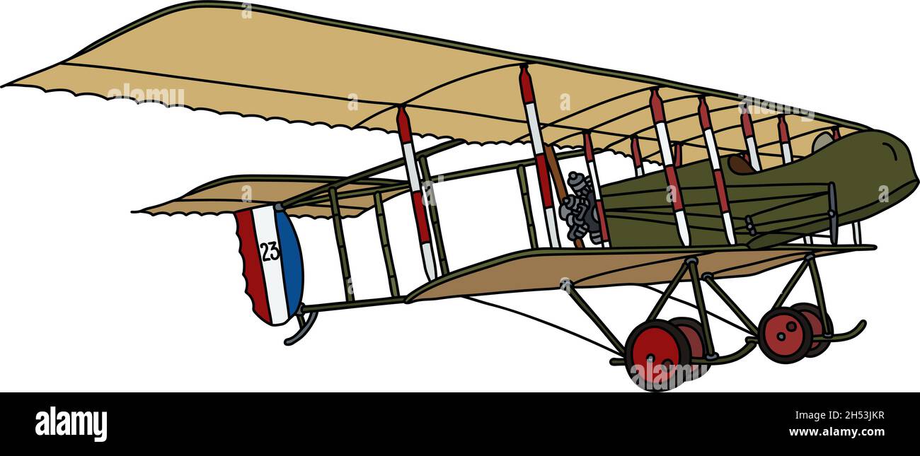 Historical biplane Cut Out Stock Images & Pictures - Alamy