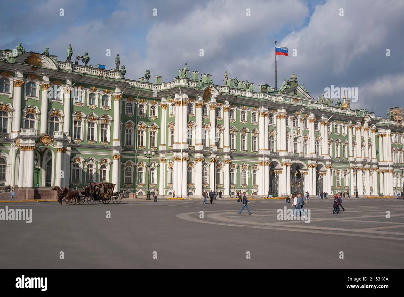 The Hermitage Winter Palace Art Museum in Saint Petersburg Russia Stock ...