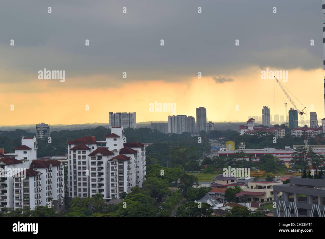 Cityscape in Johor Bahru Malaysia Stock Photo - Alamy
