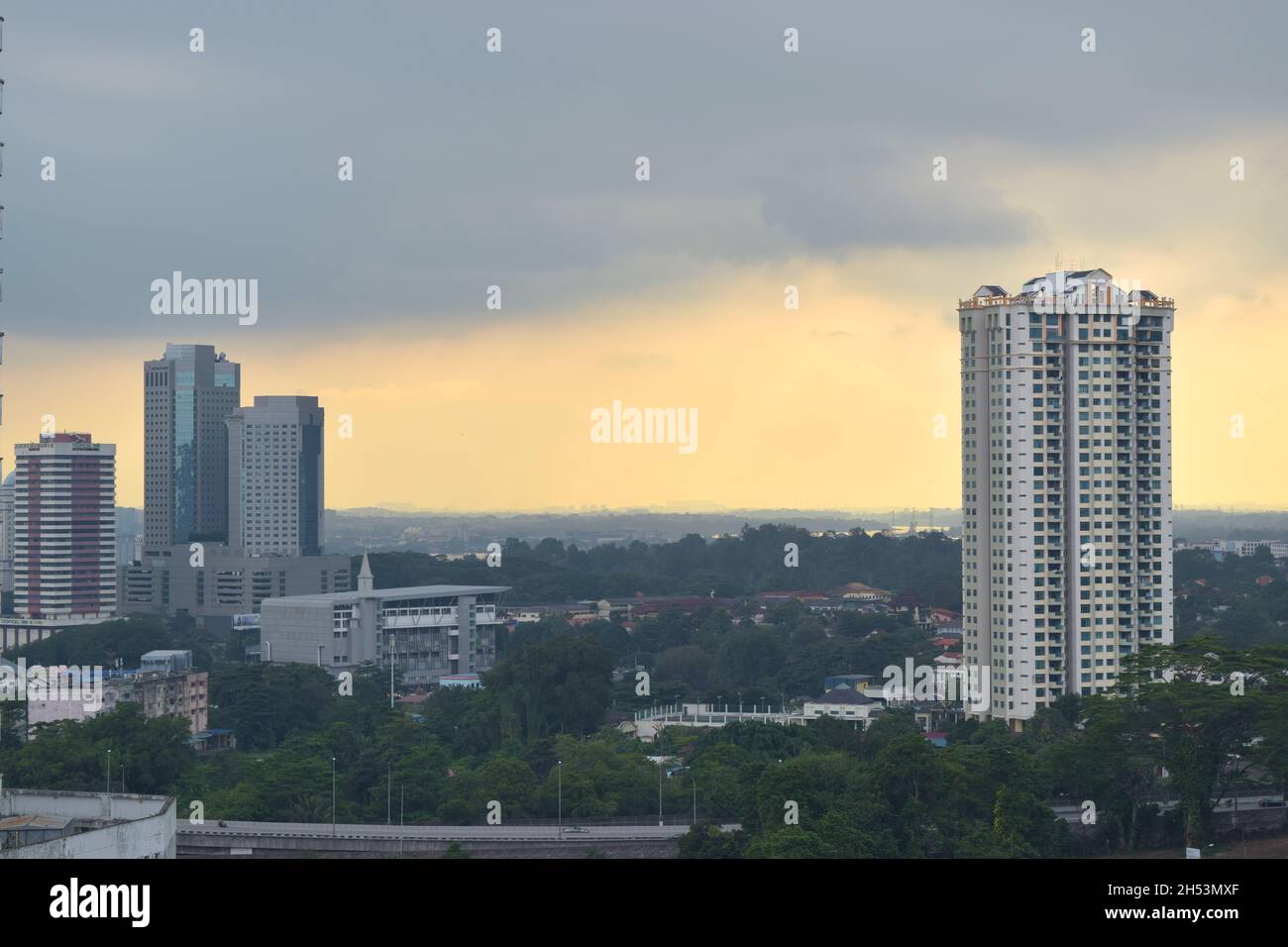 Cityscape in Johor Bahru Malaysia Stock Photo - Alamy