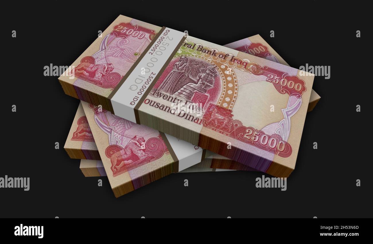 Iraqi dinar currency hi-res stock photography and images - Alamy