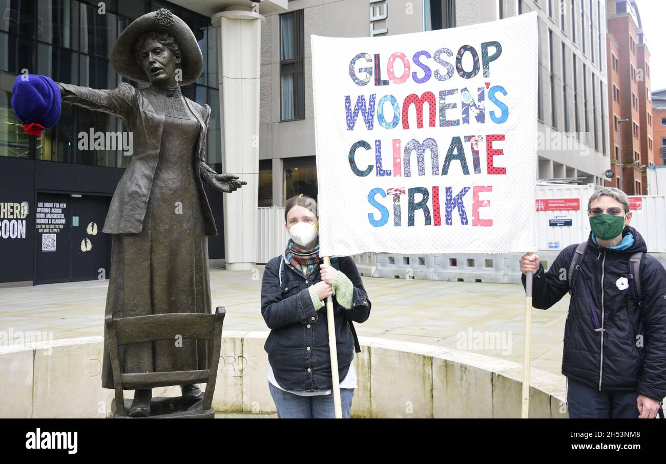 Protesters at the Manchester Trade Union & Workers Bloc beside the ...