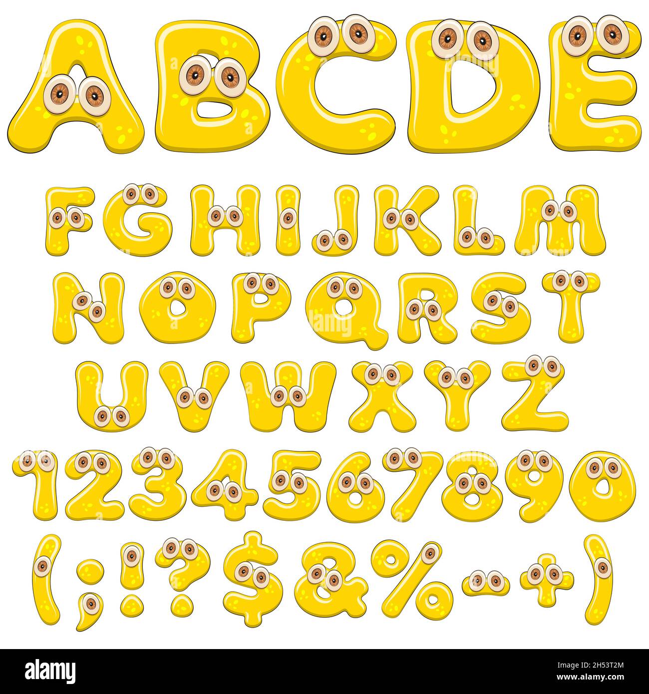 Comic avatar numbers hi-res stock photography and images - Alamy