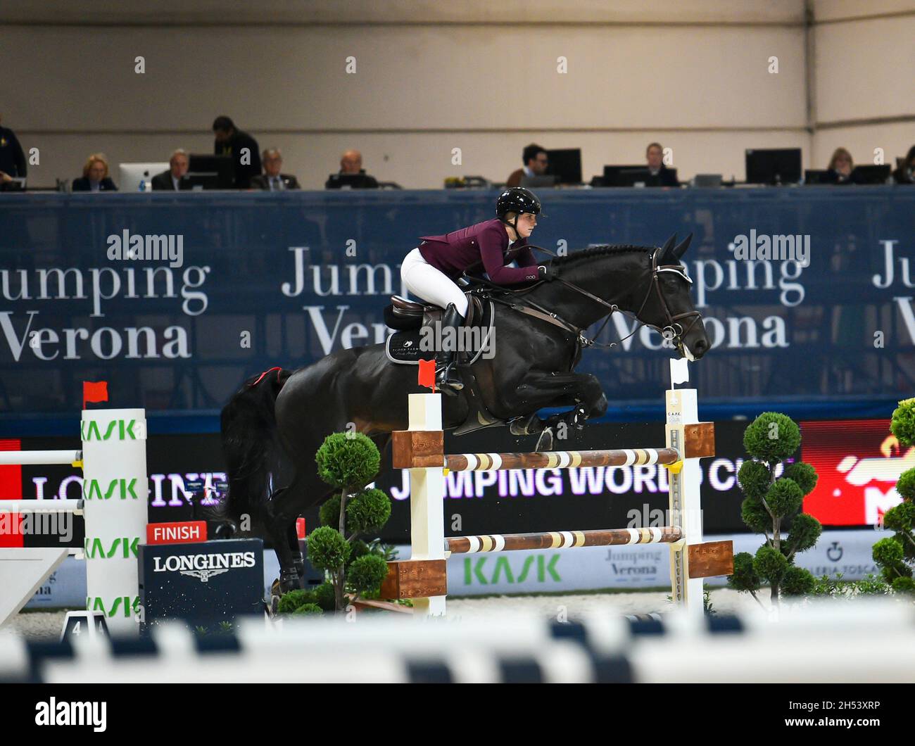 Fiera Cavalli, Verona, Italy, November 05, 2021, Emily Moffitt during ...