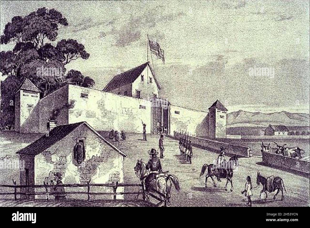 Sutter's fort old hi-res stock photography and images - Alamy