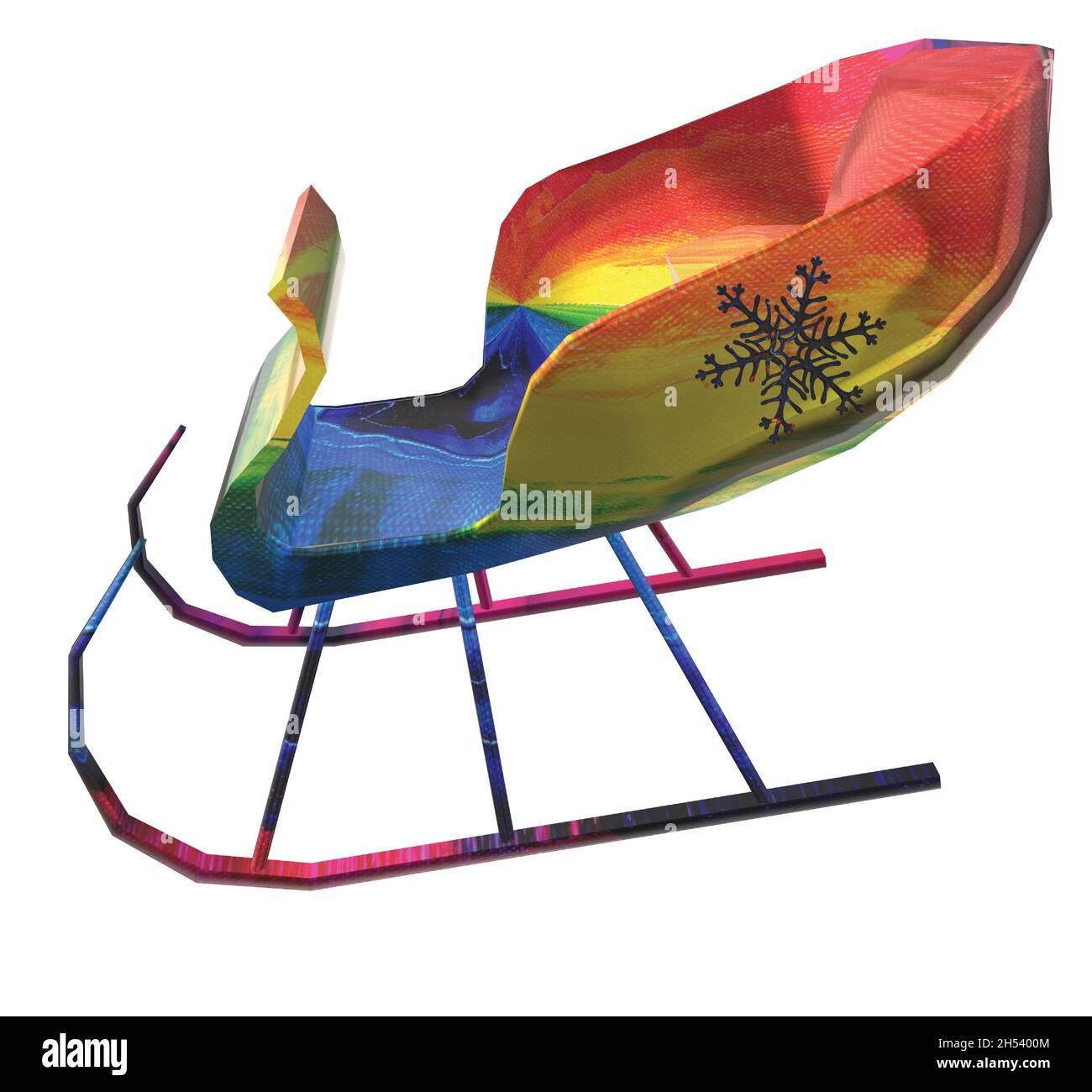 Shiny sleigh Stock Vector Images - Alamy