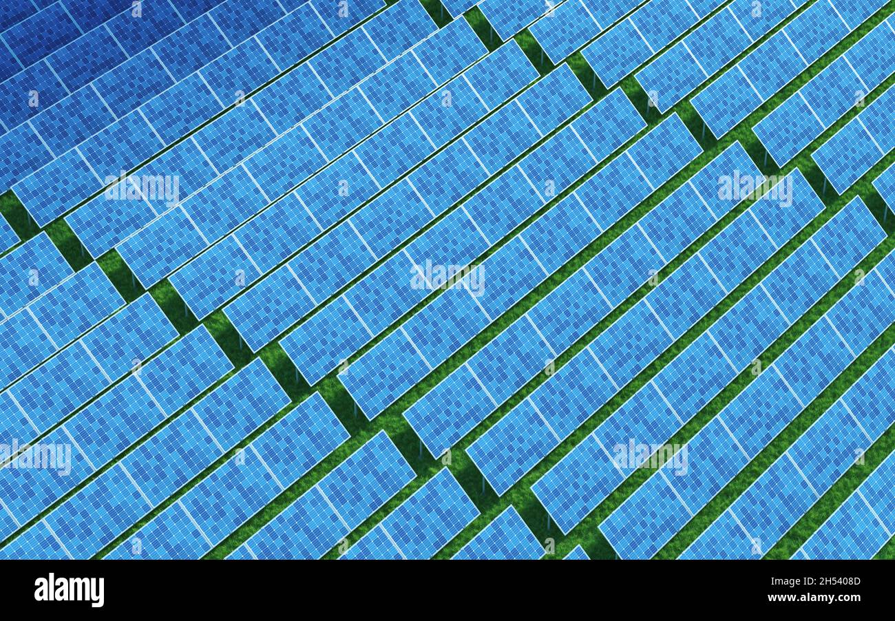 Solar panel, solar energy, 3d rendering. Computer digital drawing Stock ...