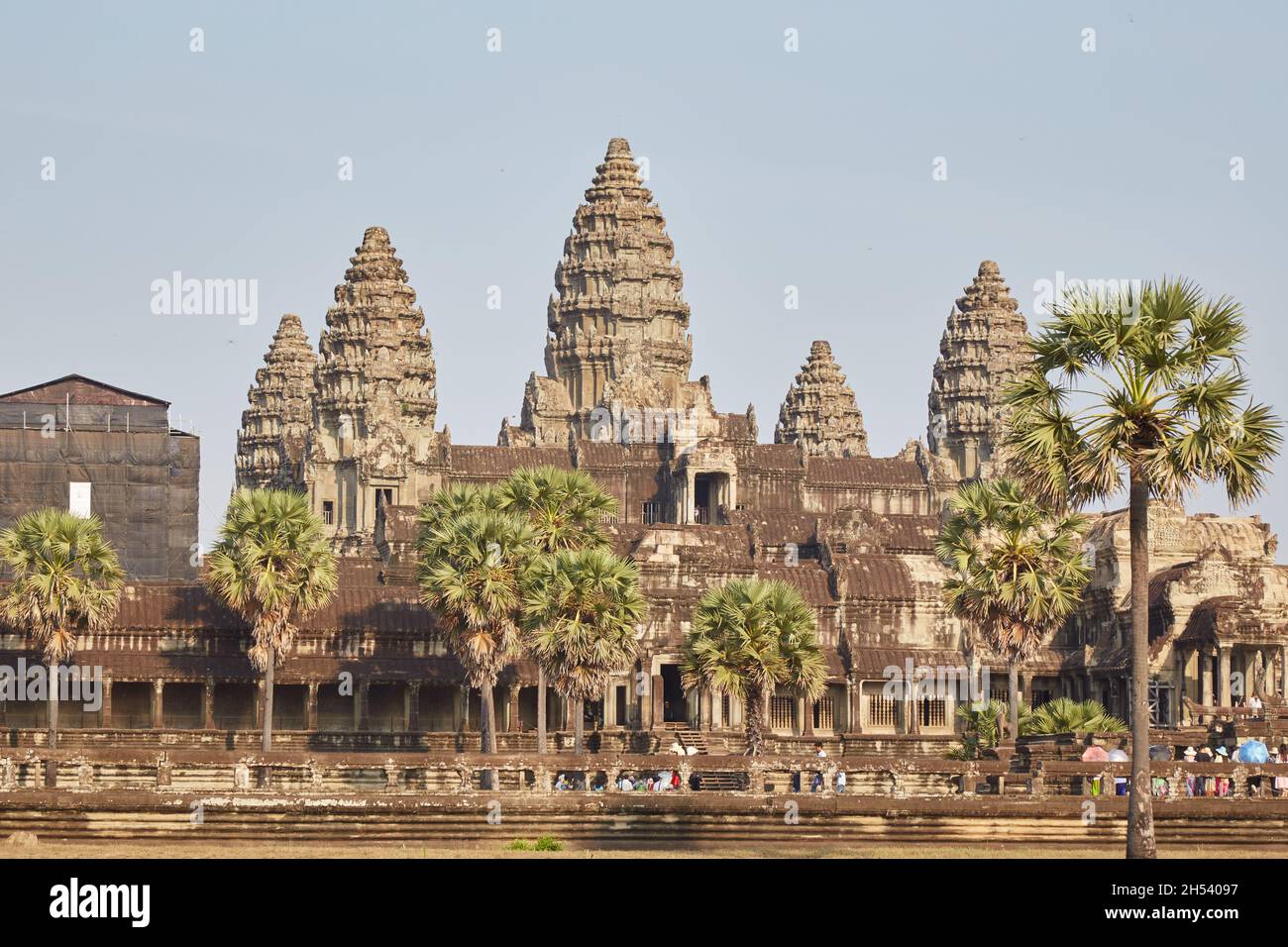 Angkor Wat, Cambodia, the largest religious structure in the entire ...