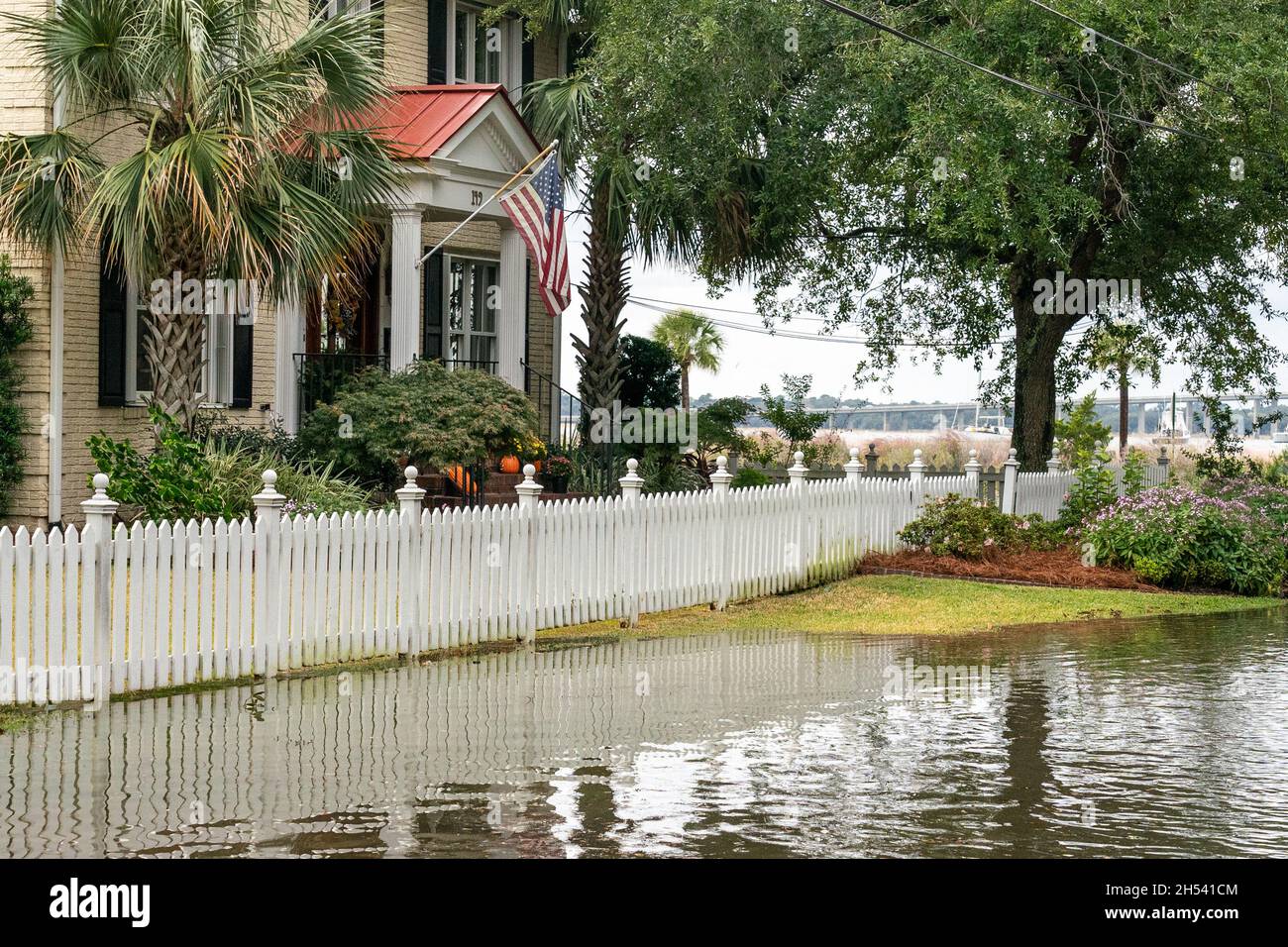 Charleston, United States. 06th Nov, 2021. Houses along Beaufain Street ...