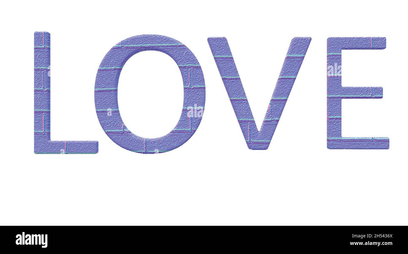 Purple Word Love