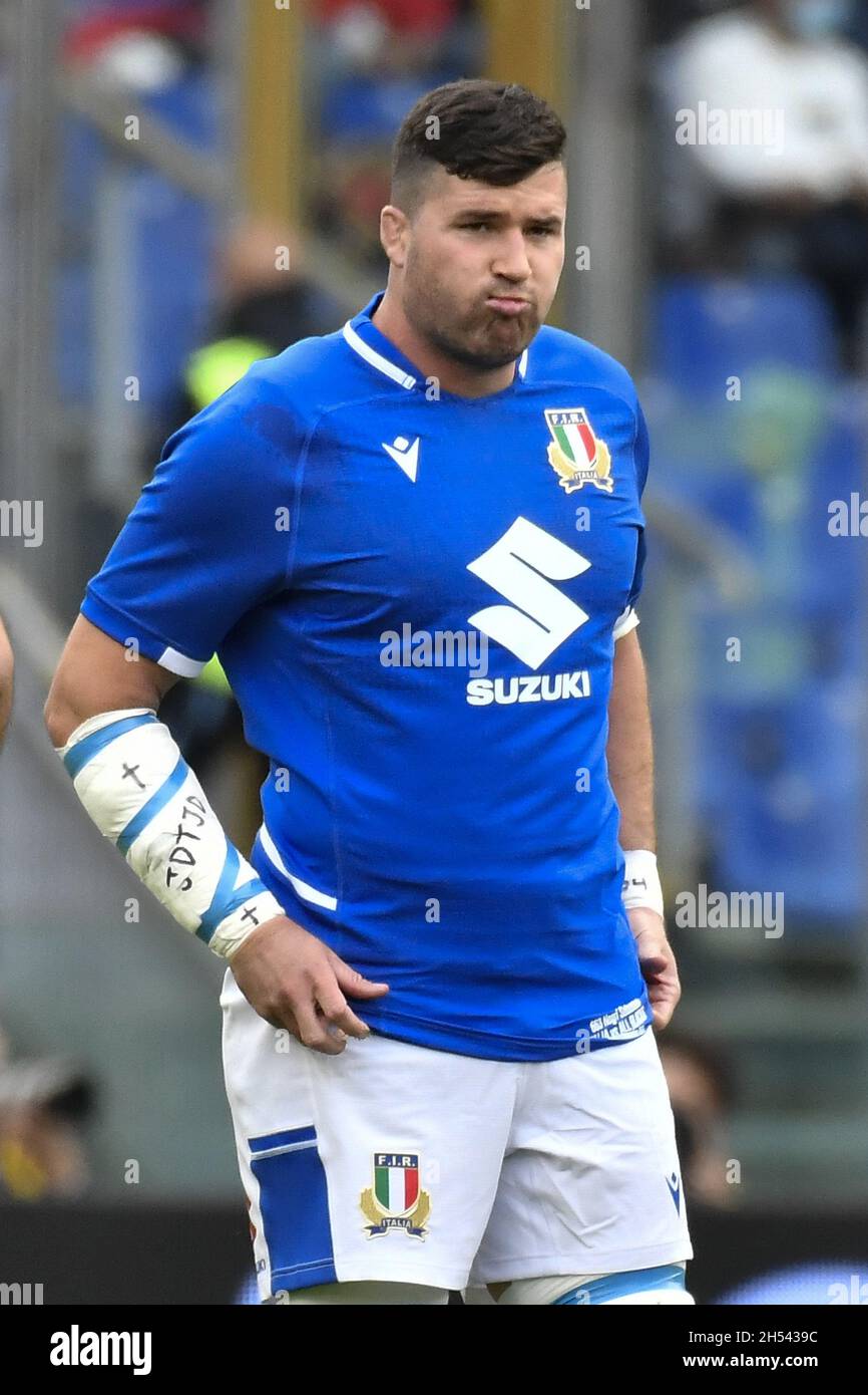 Pietro CECCARELLI (ITA) during the Test Match Rugby Italy vs All Blacks ...