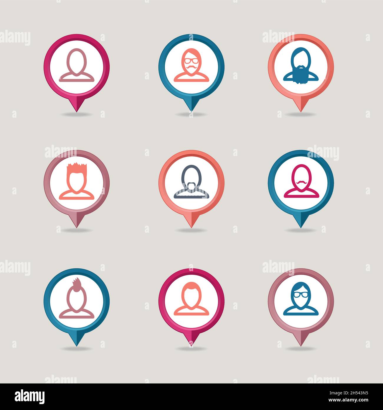 Map of iroquois hi-res stock photography and images - Alamy