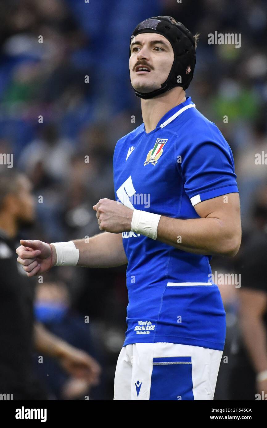 Marco ZANON (ITA) during the Test Match Rugby Italy vs All Blacks New ...